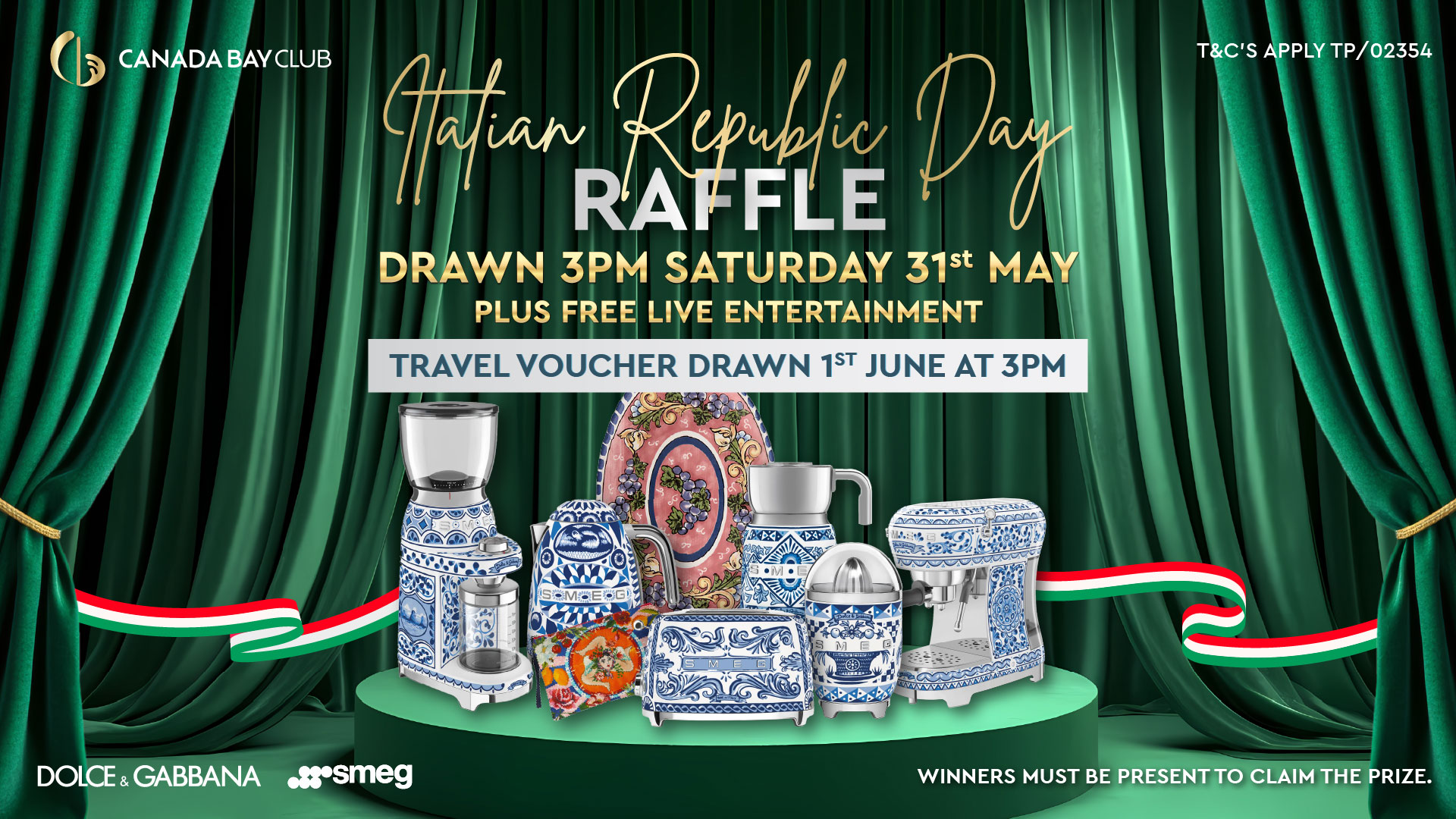 Italian Republic Weekend 2025 - Canada Bay Club